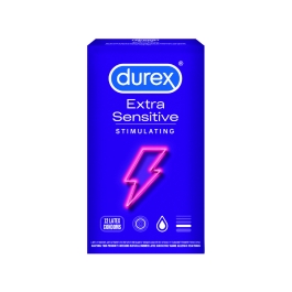 DUREX Extra Sensitive Stimulating 12 Count Latex Condoms | b-Vibe
